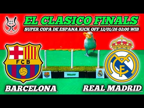 BARCELONA VS REAL MADRID || EL CLASICO FINALS SUPER COPA DE ESPANA ...