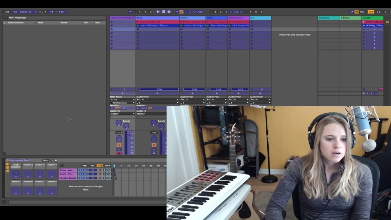 Performing Live with Ableton Live: Part 2 - Instrument Racks - YouTube