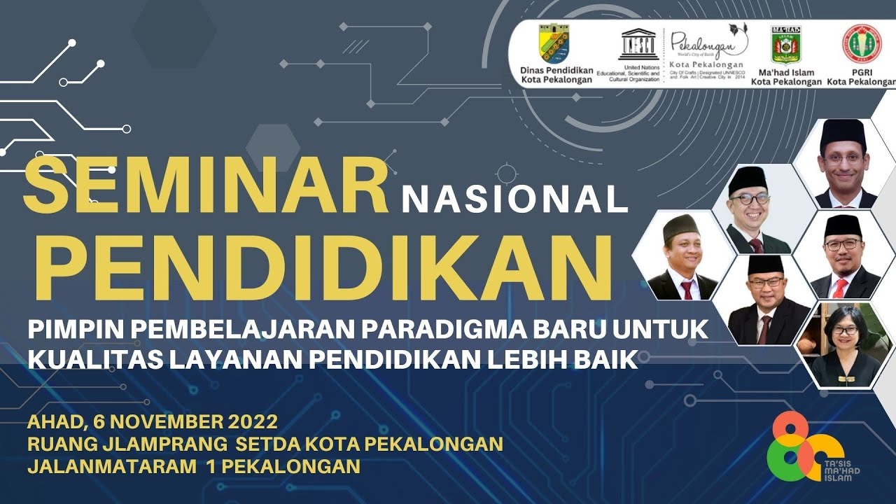 [ LIVE ] SEMINAR PENDIDIKAN NASIONAL - YouTube