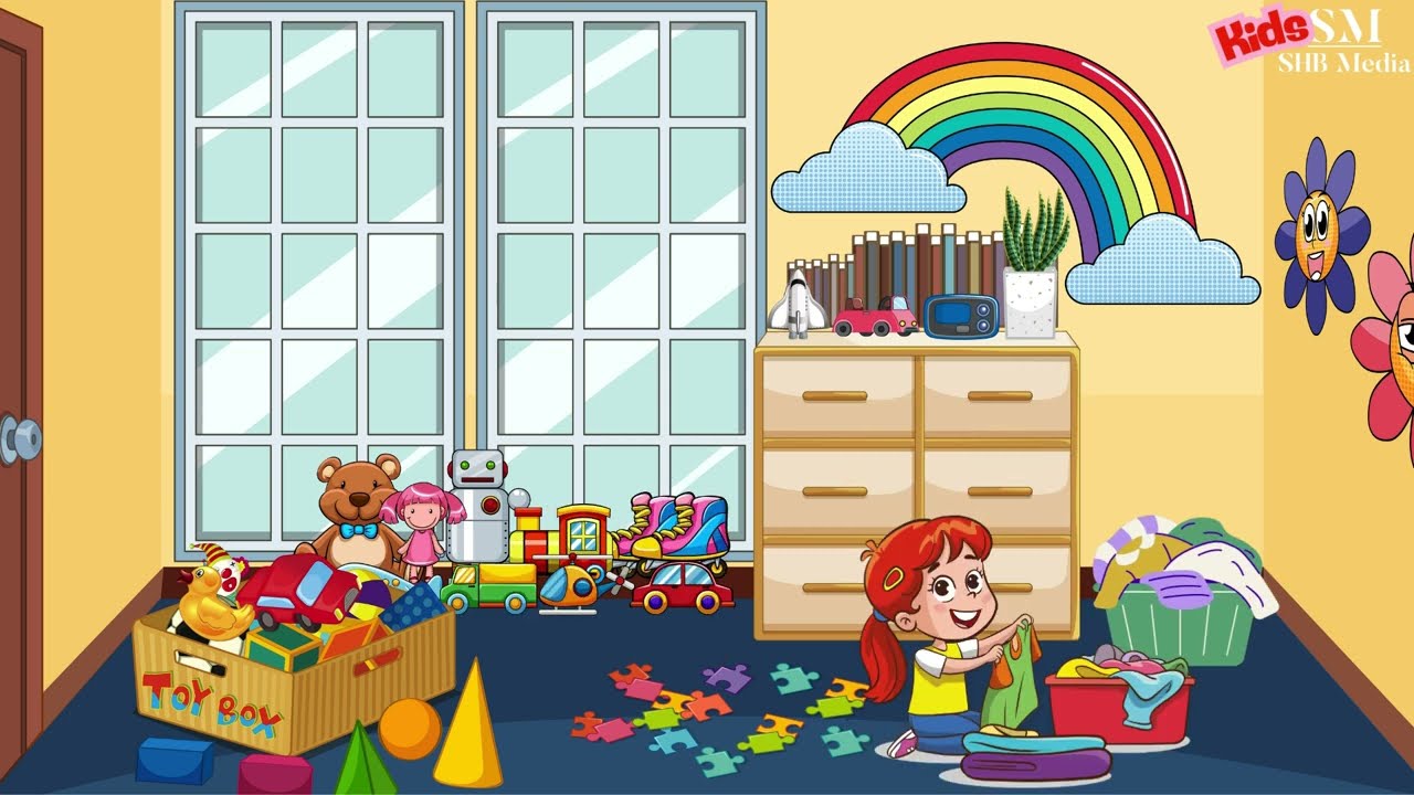 “🧹 Hello Clean Up Fun for Kids! | Teaching Kids About Space & Home ...