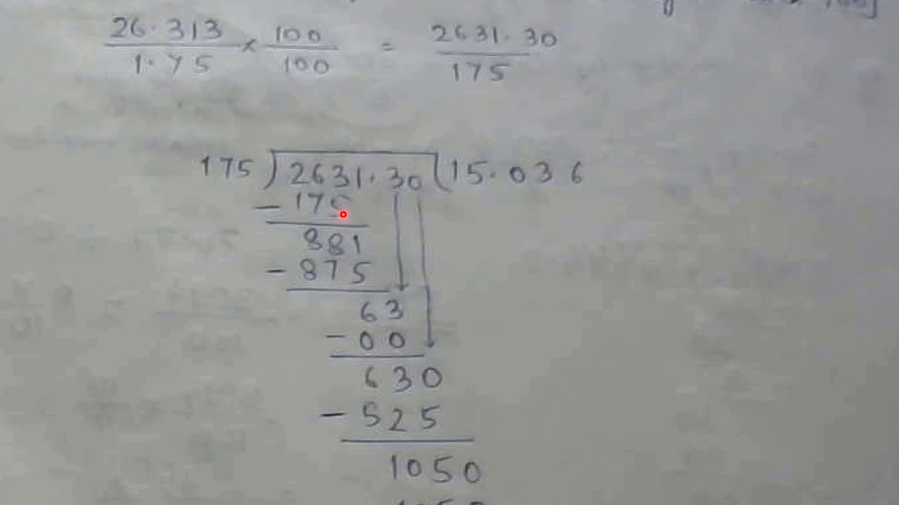 Class VII Maths Chapter 3 Decimals Part V - YouTube