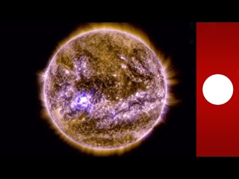 NASA - Aufnahmen zeigen spektakuläre Sonneneruption - YouTube
