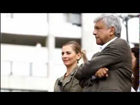 Andres Manuel Lopez Obrador. llorando de emocion por el apoyo de ...