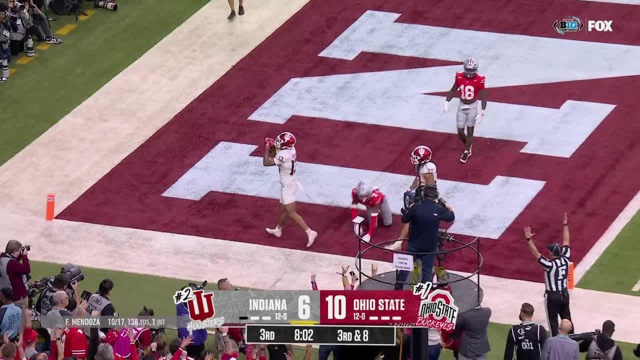 Elijah Sarratt Makes the TOUGH TD GRAB for the LEAD vs. Ohio State ...
