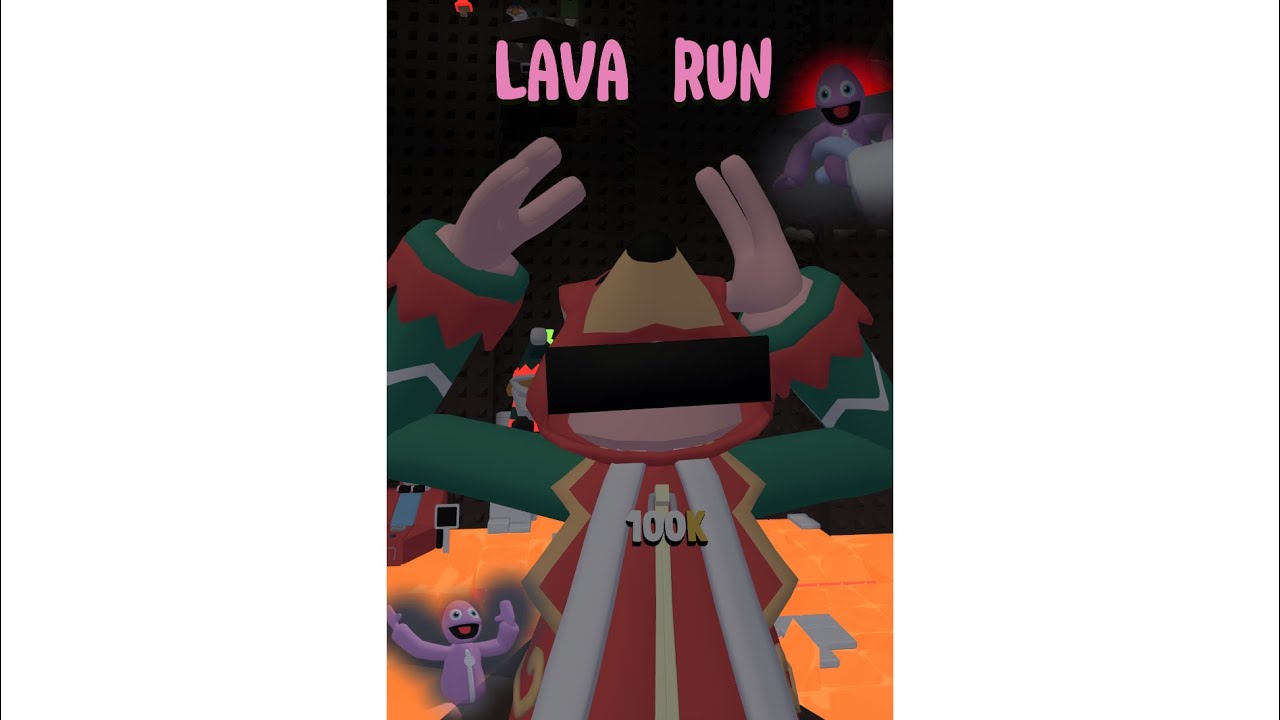 Playing lava run again - YouTube