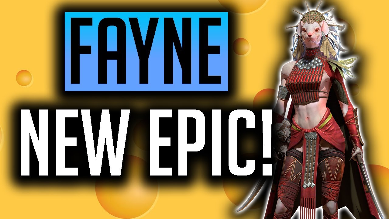 RAID | NEW EPIC FAYNE! AMAZING IN SLOW UNKILLABLE MANEATER TEAM! FULL ...