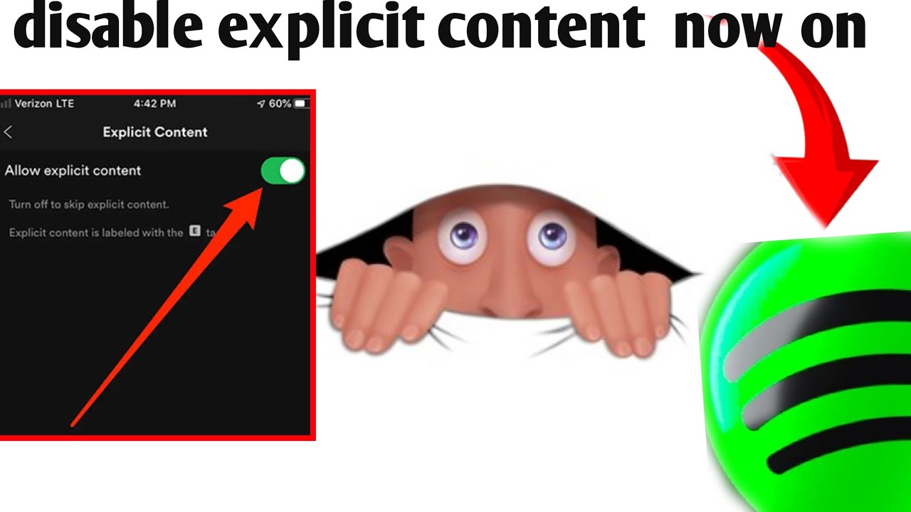 How to disable(enable) explicit content on spotify for educational ...