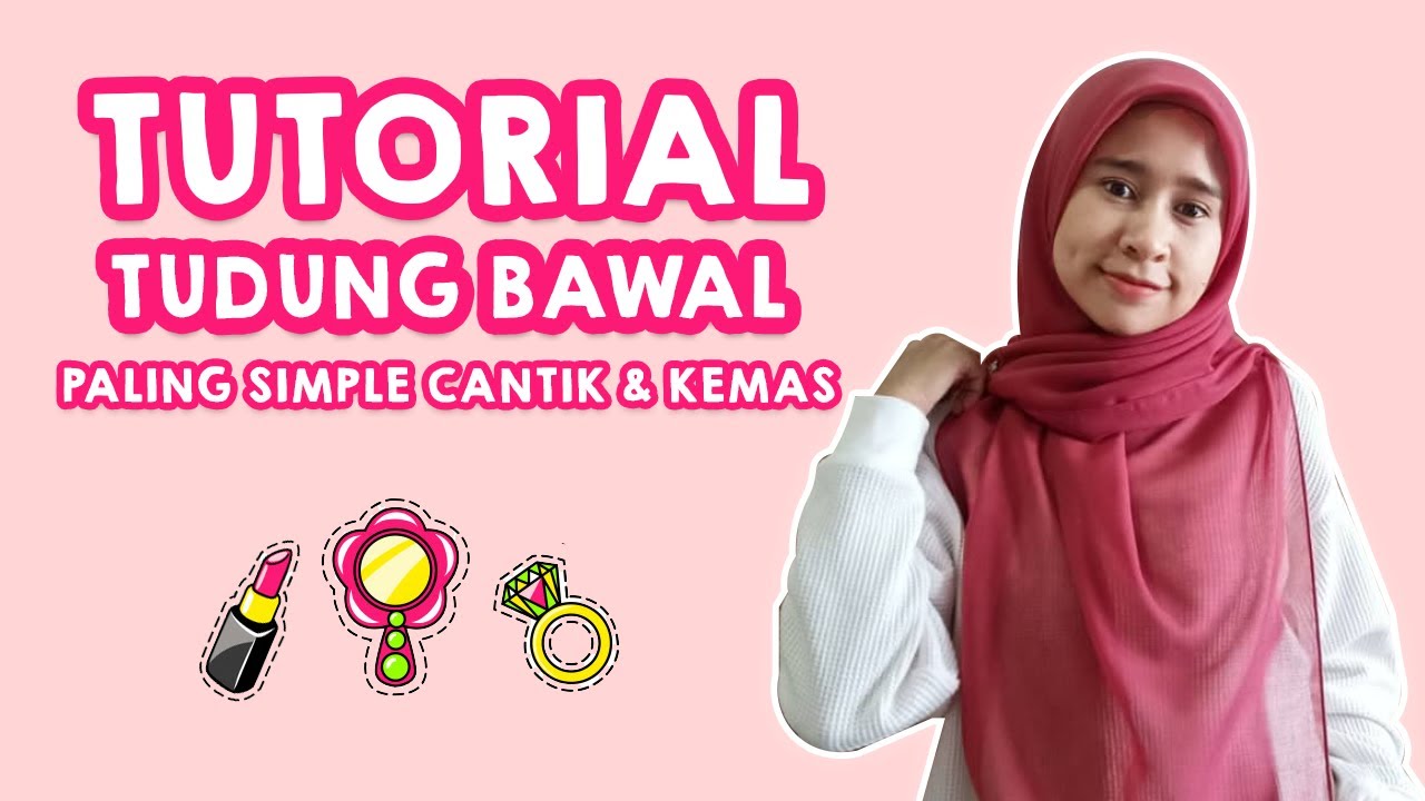 Tutorial Tudung Bawal Paling Simple Cantik & Kemas - YouTube
