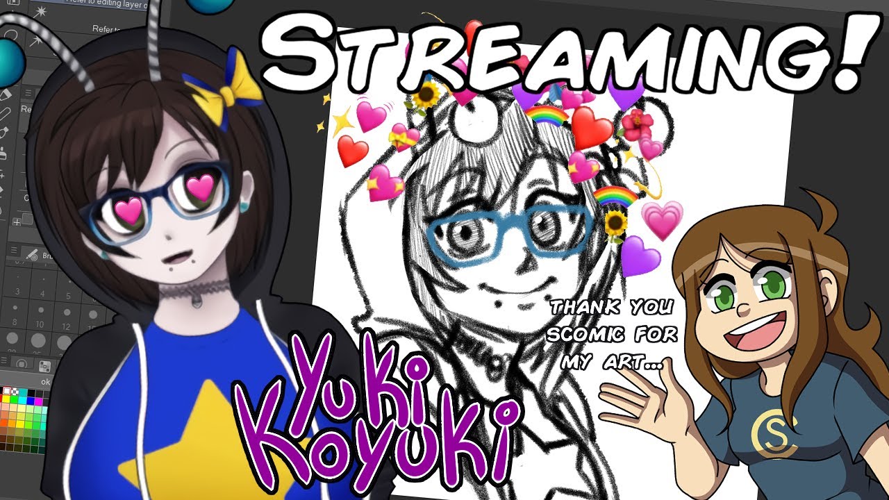 【ENG VTUBER LIVE!】Koyuki Bonus: Thank You Scomic For My Art... (Feat ...