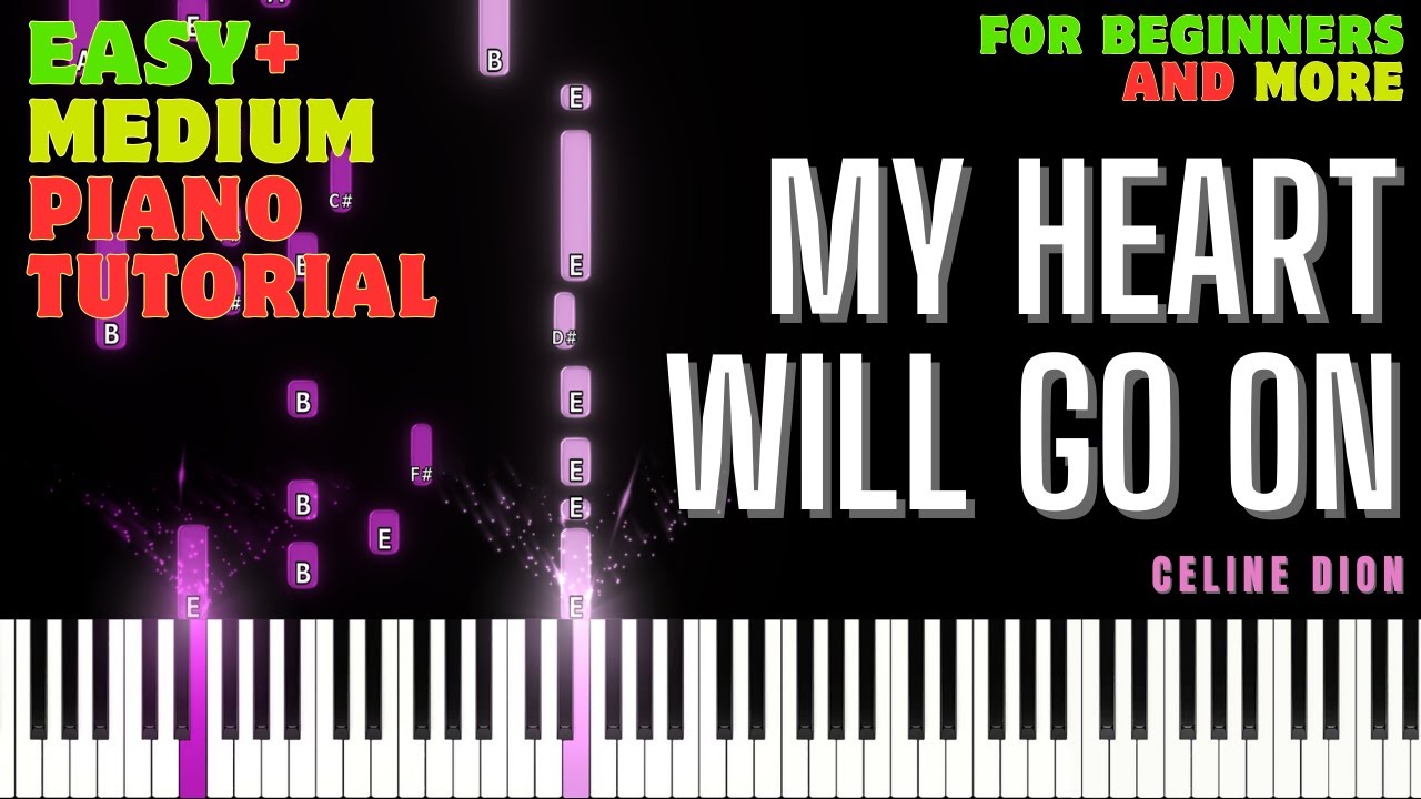My Heart Will Go On (Celine Dion) - PIANO TUTORIAL WITH MELODY | EASY ...