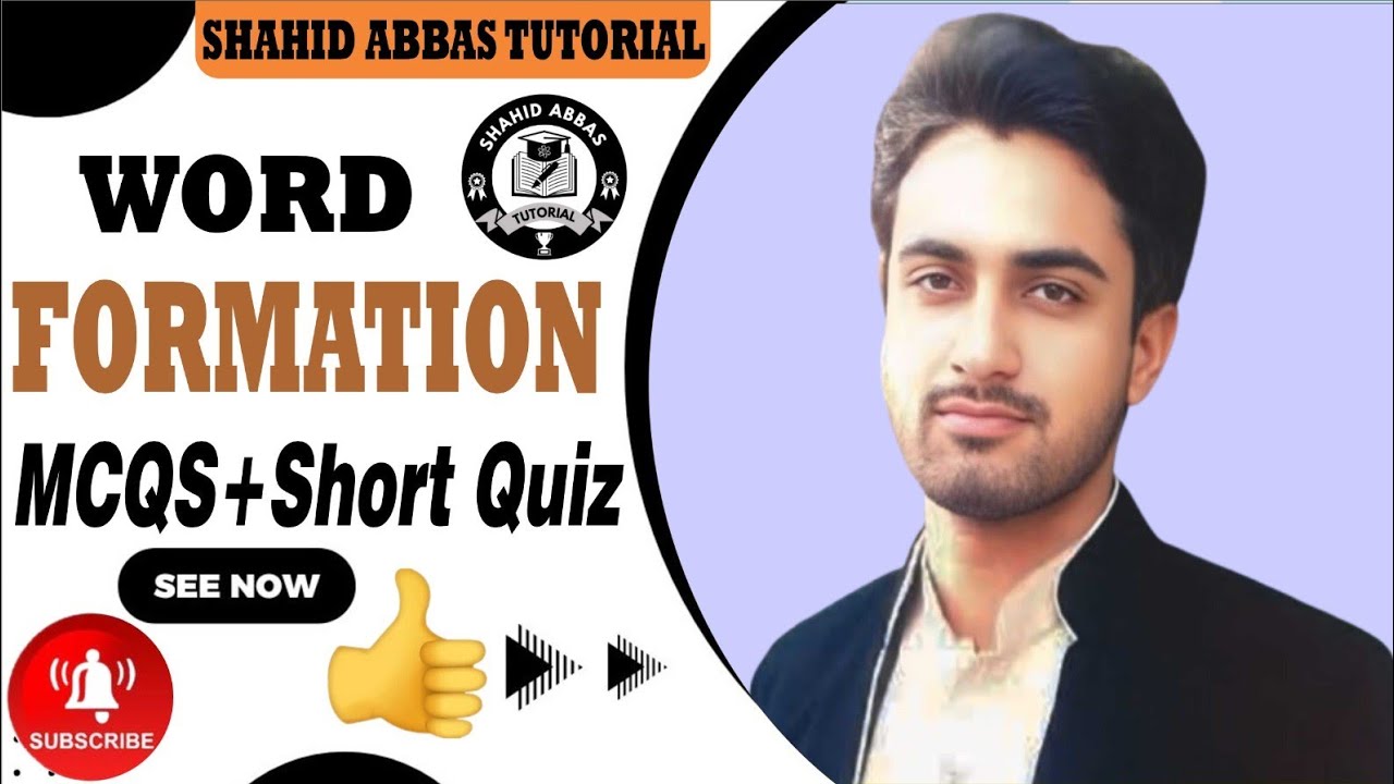 Word Formation MCQs Lect#4|Linguistics MCQs|Word Formation Short Quiz ...