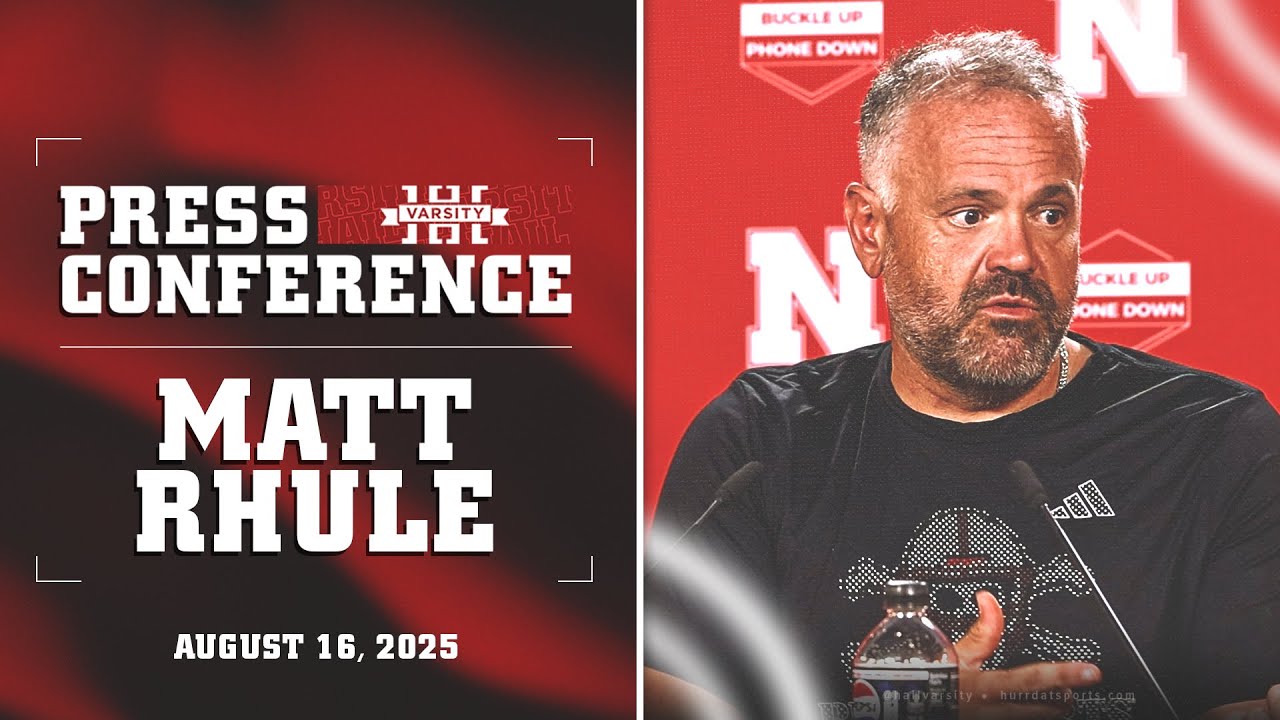 Matt Rhule Saturday Updates | Nebraska Football Press Conference - YouTube