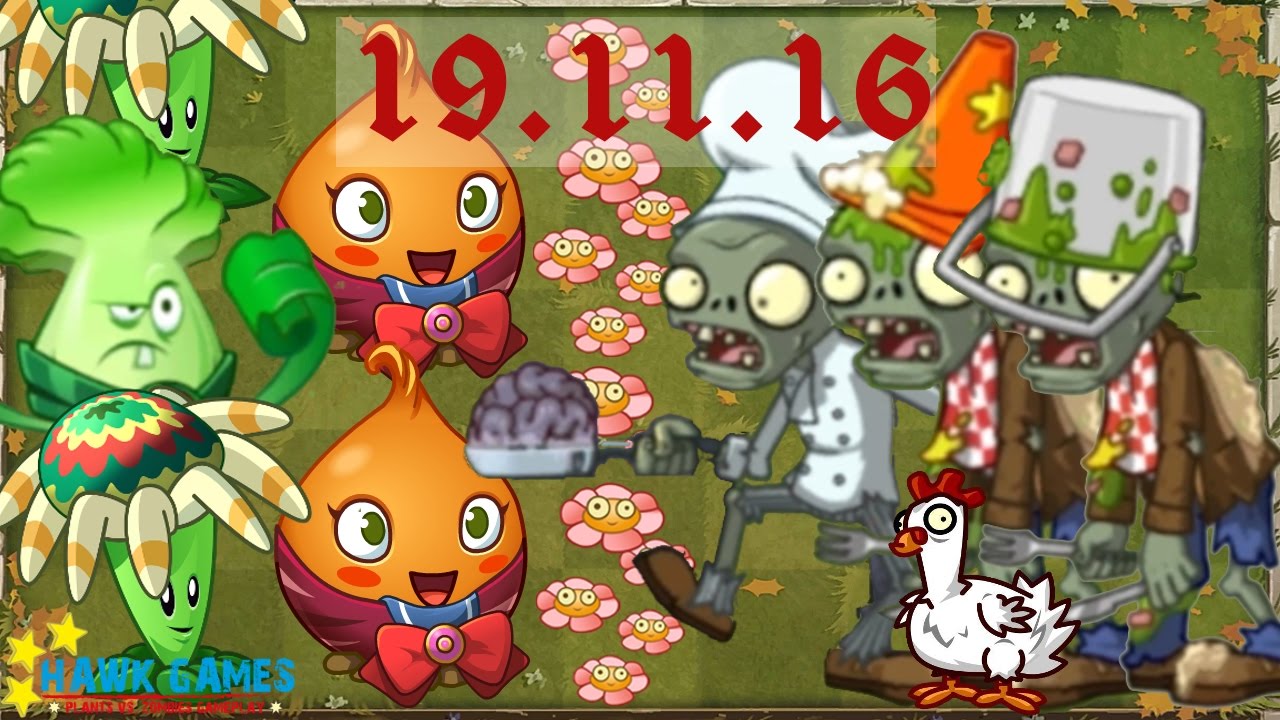Plants vs. Zombies 2 - Fall Food Fight Party (November 19, 2016) - YouTube