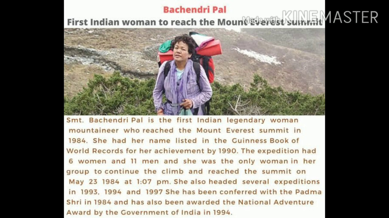 Journey to the top#lesson# Bachendri pal# - YouTube