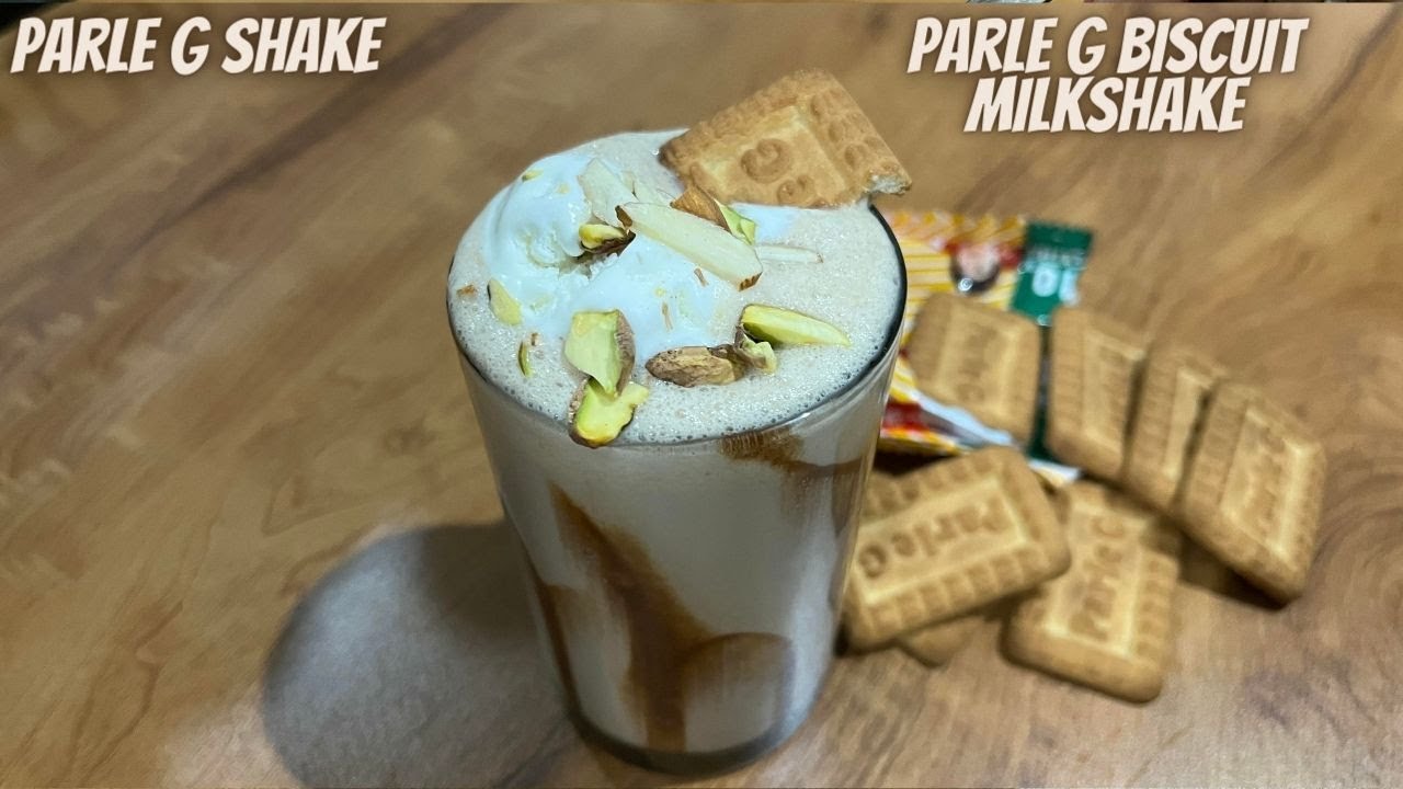 Parle G Shake Making Video | Parle G Biscuits Milkshake | ParleG Shake ...