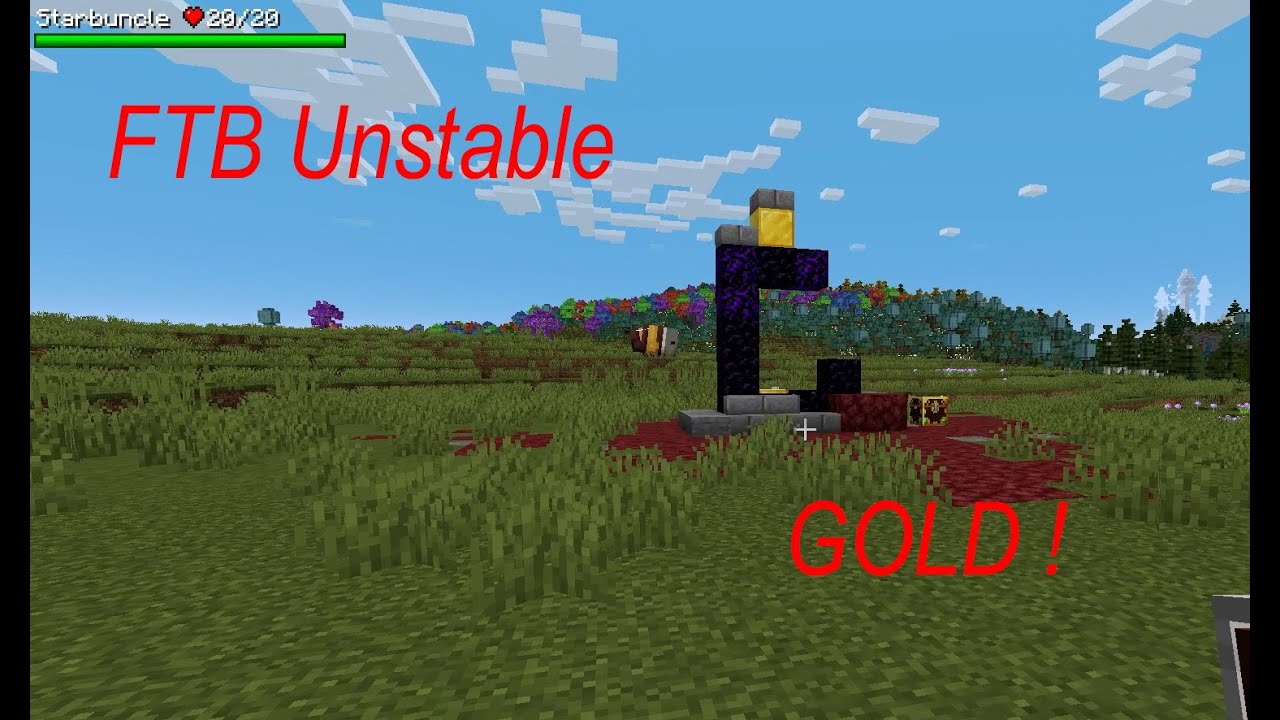 FTB Unstable | Gold ! | EP 10 - YouTube