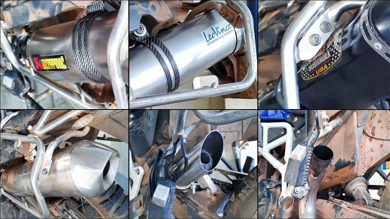 ESCAPAMENTOS BMW F800GS ORIGINAL/ AKRAPOVIC/ LEOVINCE/ YOSHIMURA ...