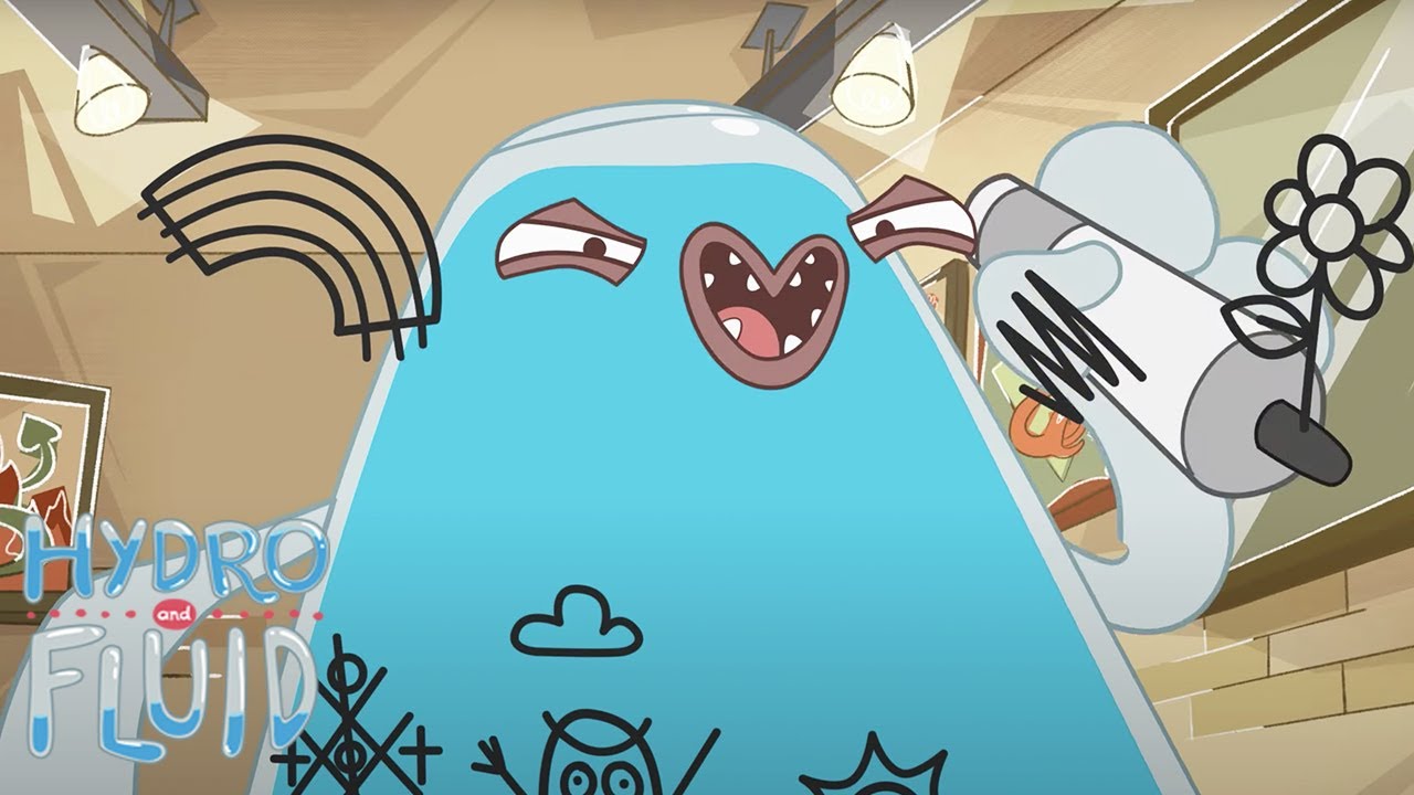 Drawing tattoos | HYDRO and FLUID | Funny Cartoons for Children - YouTube