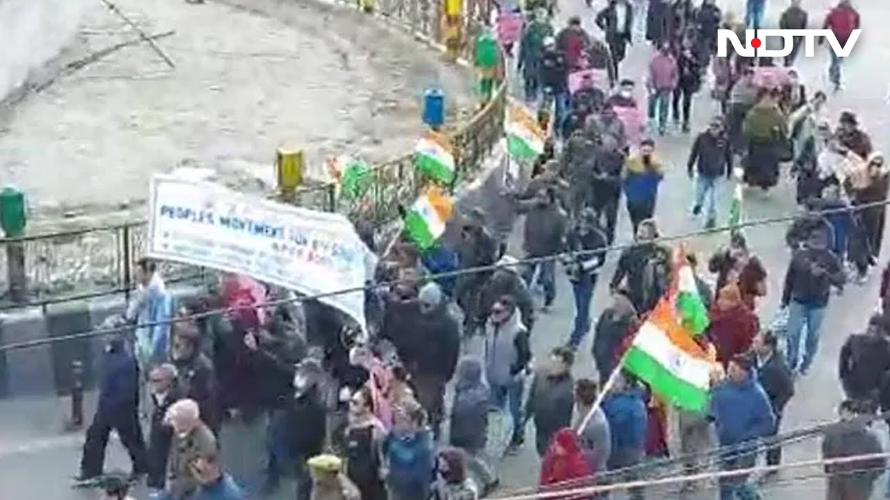 Protests In Ladakh Over Demand For Statehood - YouTube