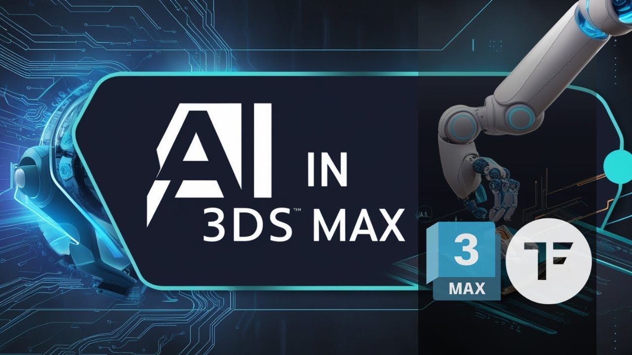 استخدام الذكاء الصناعي مجانا ب 3DSMAX و tydiffusion - YouTube