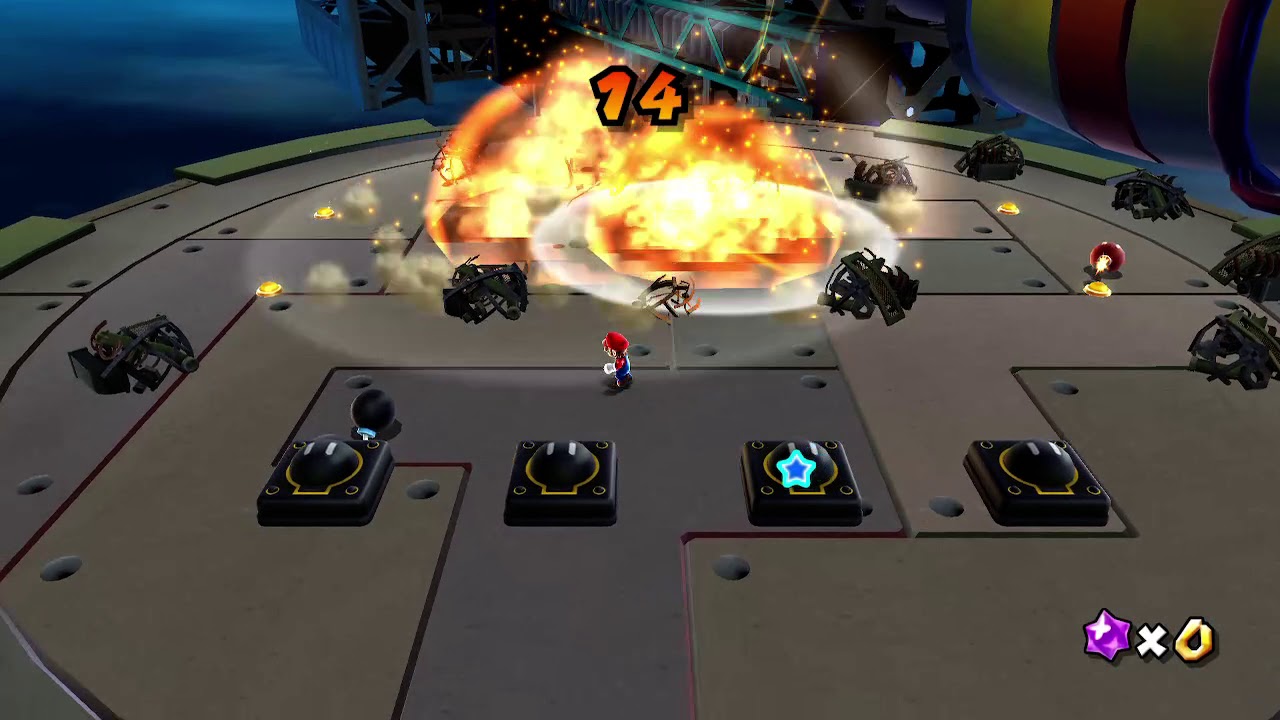 Super Mario Galaxy - Dreadnought's Garbage Dump Successful Run (Super ...