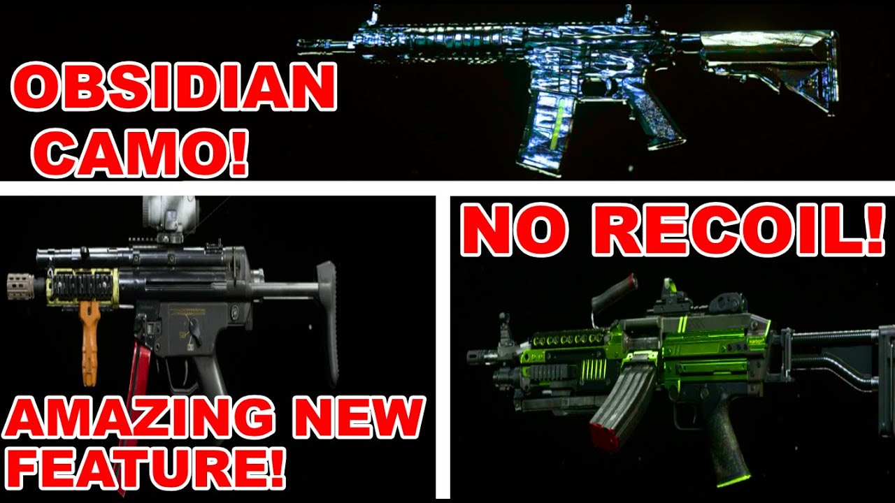 OBSIDIAN CAMO! NEW OVERPOWERED LMG! Call of Duty Modern Warfare - YouTube
