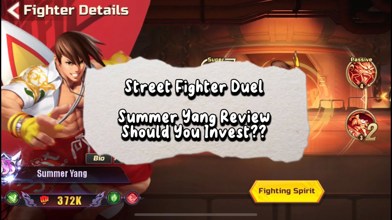 Street Fighter Duel - Straightforward F2P Summer Yang Review (Should ...
