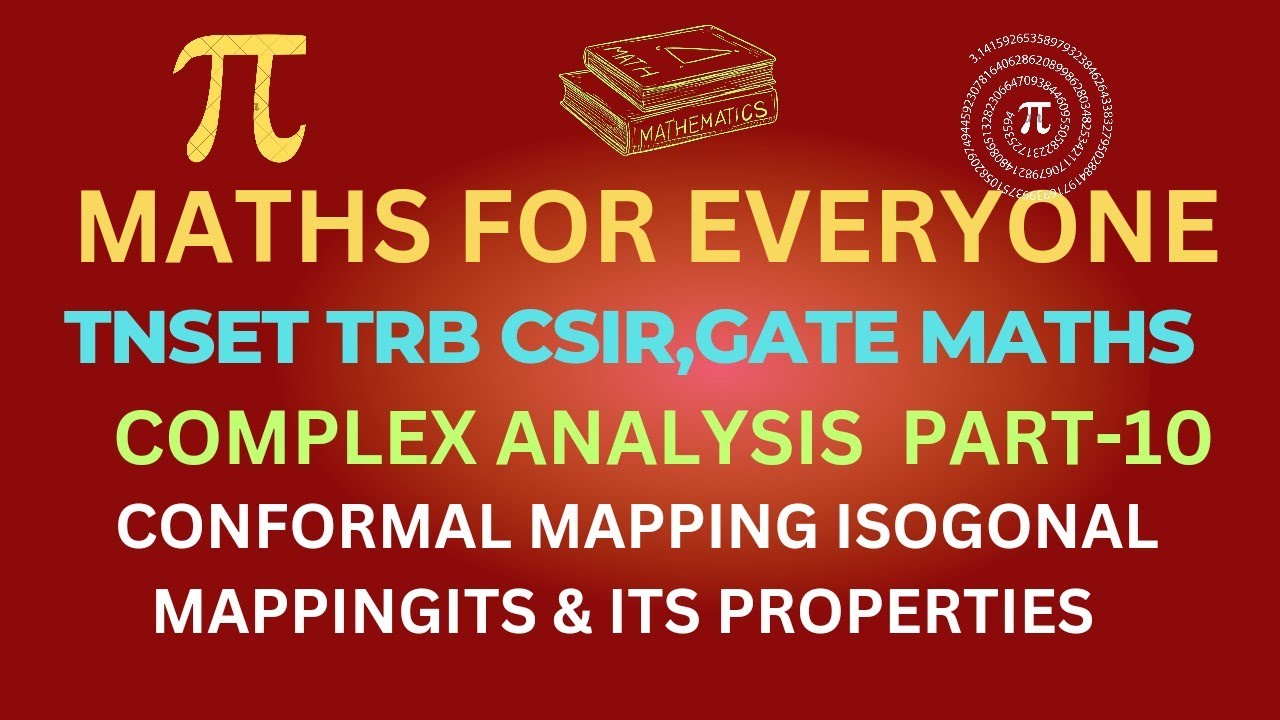 Tnset Trb Csir Gate Mathscomplex Analysisconformal Mapping Isogonal Mapping Their Properties