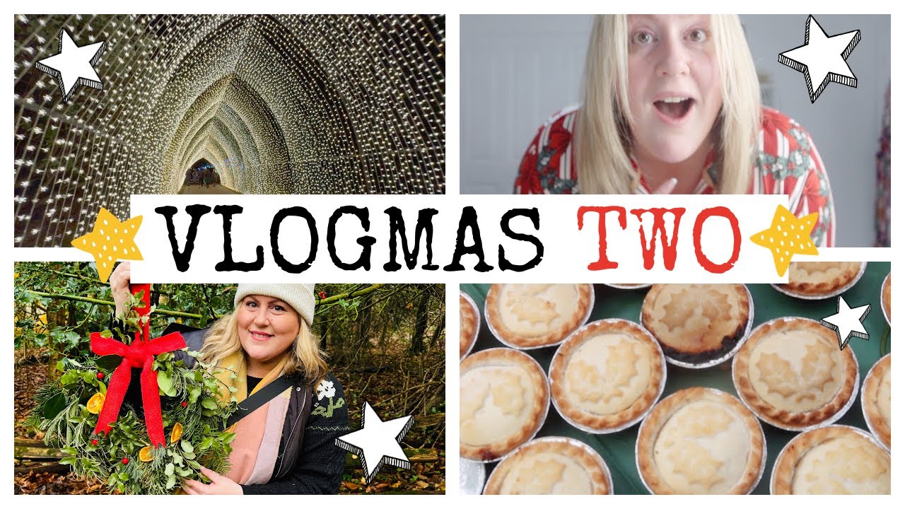 ⭐️ VLOGMAS TWO / LIGHTS, WREATH MAKING & NEW PJ’s - YouTube