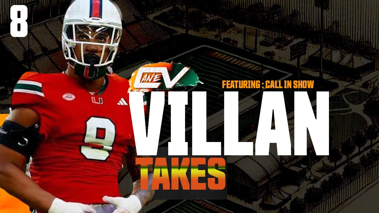 Tyler Barron the next Jalen Phillips? | Villan Takes 8 | Miam Hurricane ...