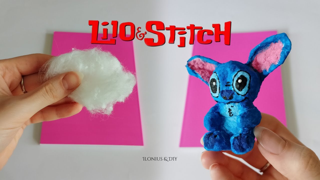 Lilo & Stitch Handmade Idea | How to Make a Mini Stitch Plush with ...