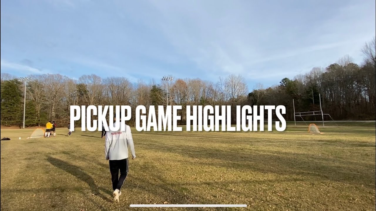 PICKUP GAME HIGHLIGHTS ⚽️⚽️ - YouTube