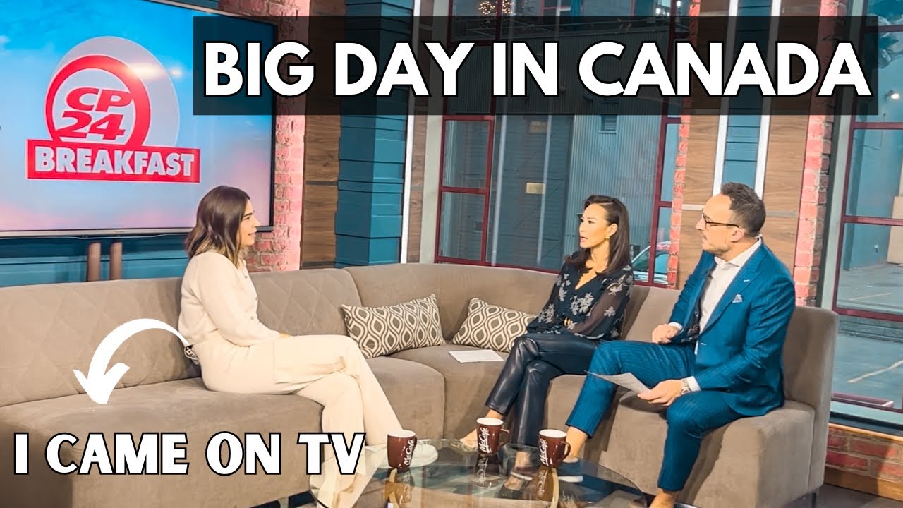 Spotted on CP24 News Toronto 🎬 I Made It On TV! BIG DAY IN CANADA 🇨🇦 ...