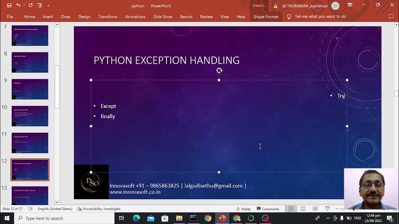 Python Exception Handling - YouTube