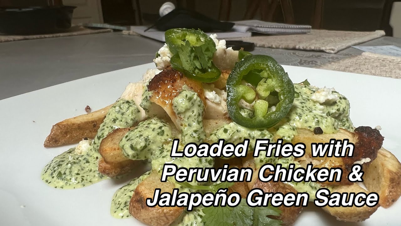 How to Make Loaded French Fries - Peruvian Chicken Fries -Twisted Mikes ...