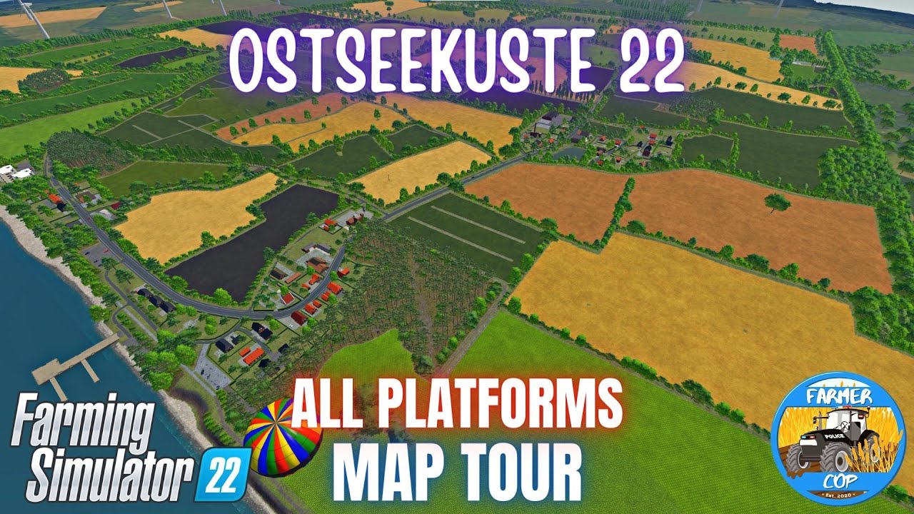 OSTSEEKUSTE 22 - Map Tour - Farming Simulator 22 - YouTube