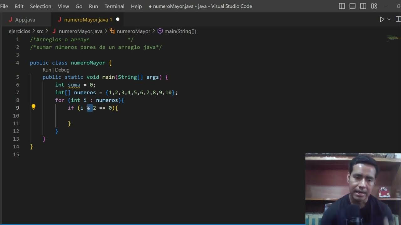 Sumar números pares de un arreglo java - YouTube