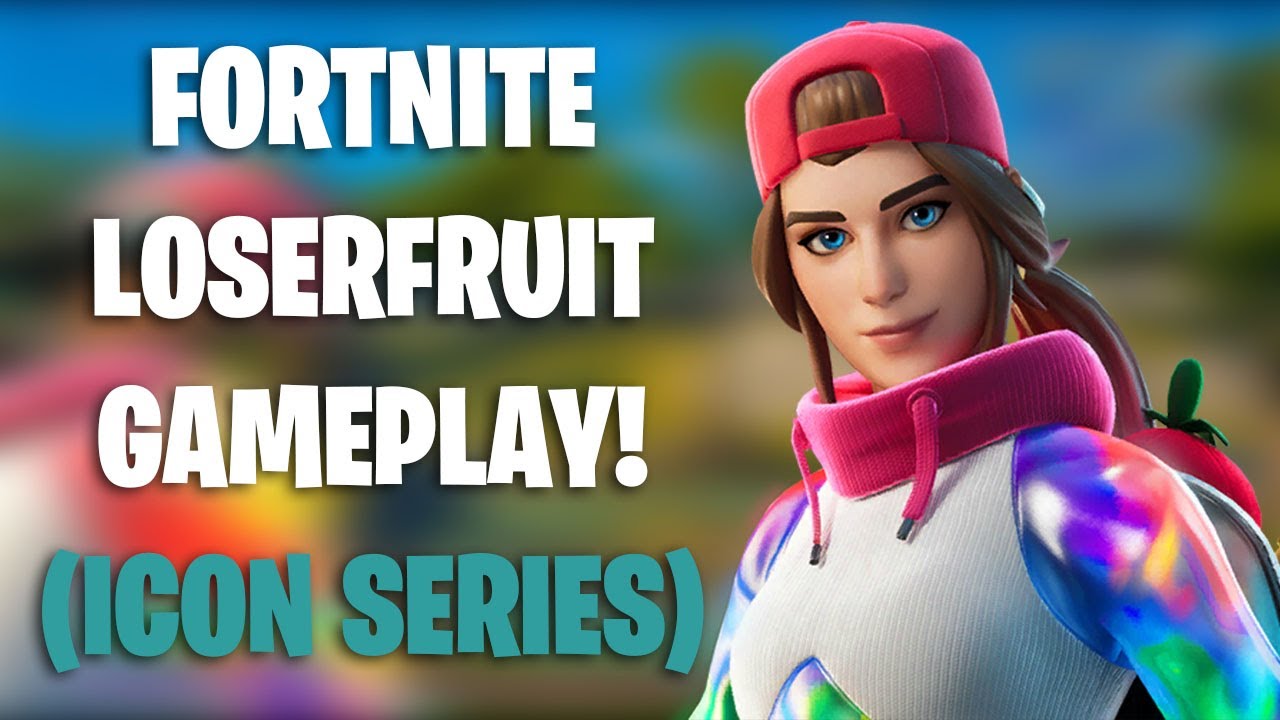 Fortnite - LOSERFRUIT SKIN GAMEPLAY! (ICON SERIES) (UPDATED!) - YouTube