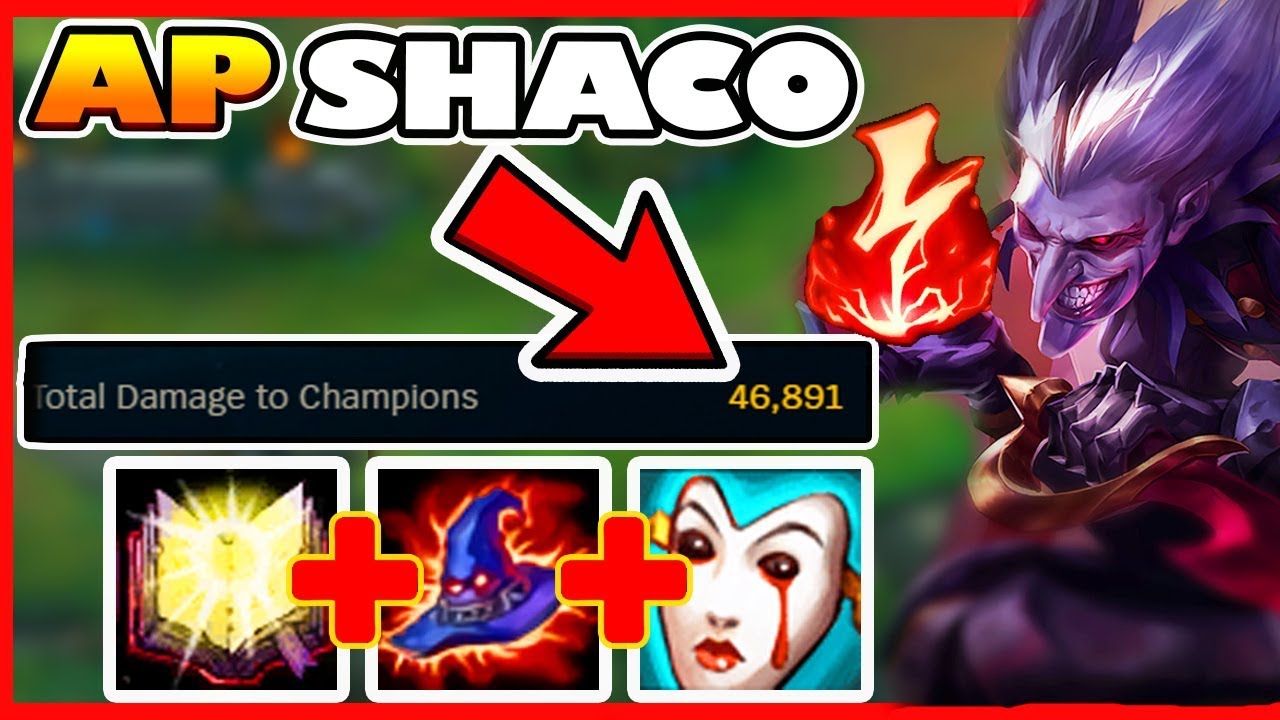 PINKWARD AP SHACO BUILD IS ACTUALLY INSANE! HARD CARRYING MY TEAM ...