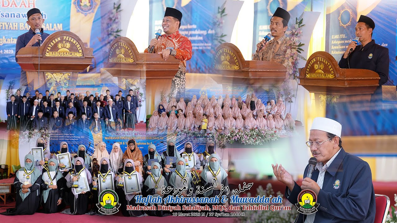 Dokumentasi Wisuda Madrasah Diniyah Salafiyah dan Tahfidlul Qur'an | PP ...