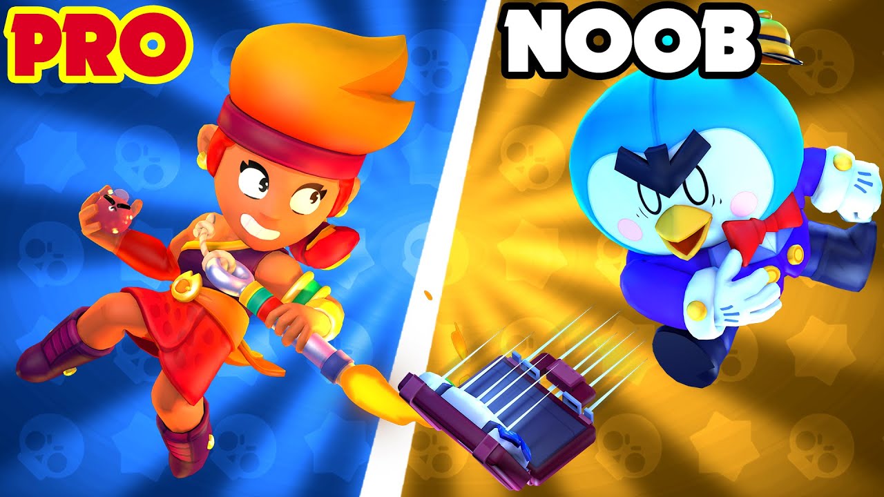 NOOB vs PRO - Brawl Stars - YouTube