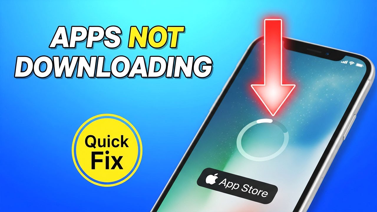 How to Fix iPhone Apps Not Downloading (2025 Guide) - YouTube