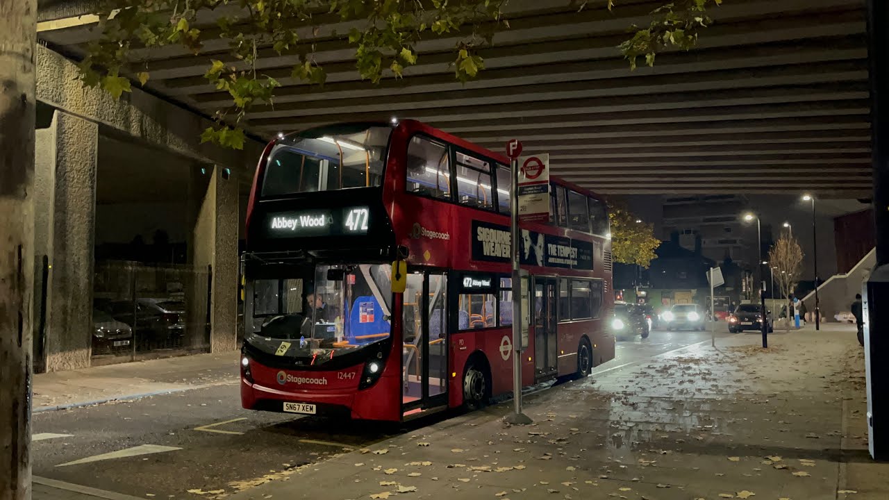 Full Route Visual | London Bus Route 472: North Greenwich - Abbey Wood ...