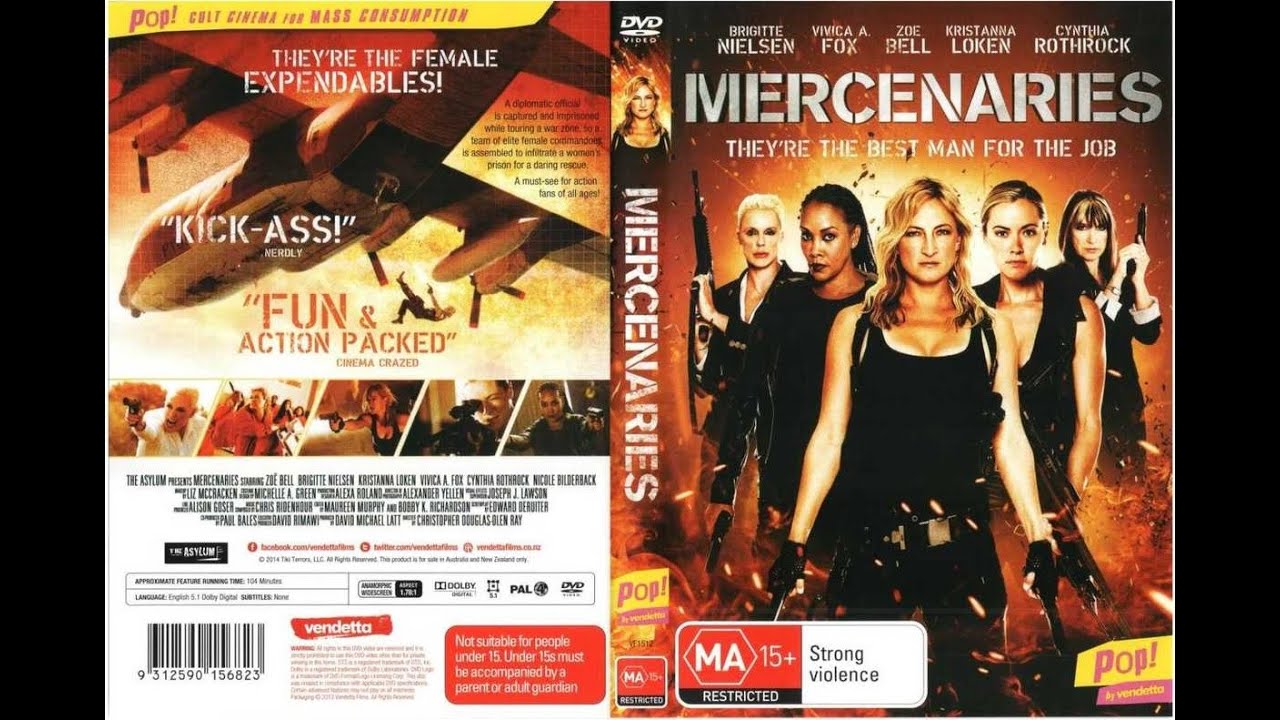 Zoe Bell, Kristanna Loken Mercenaries (2014) 2015 Australian DVD ...