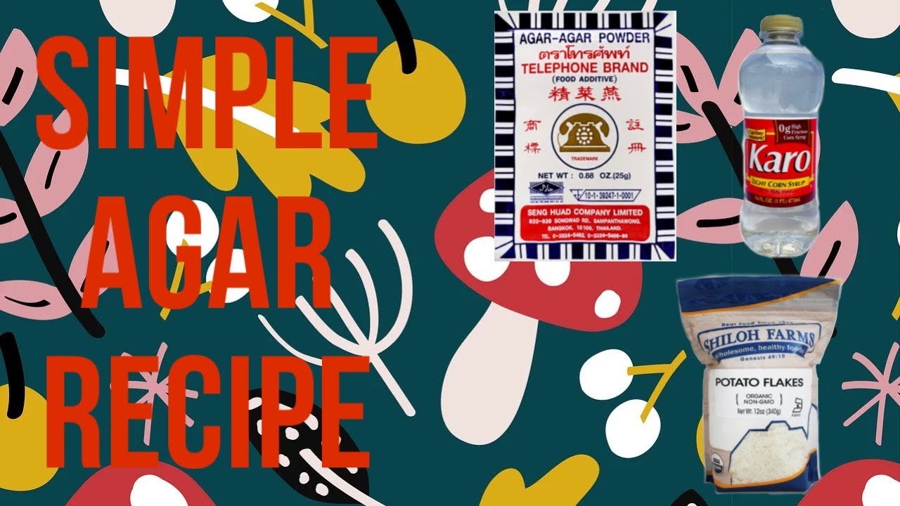 Simple agar recipe for mushroom cultivation! - YouTube