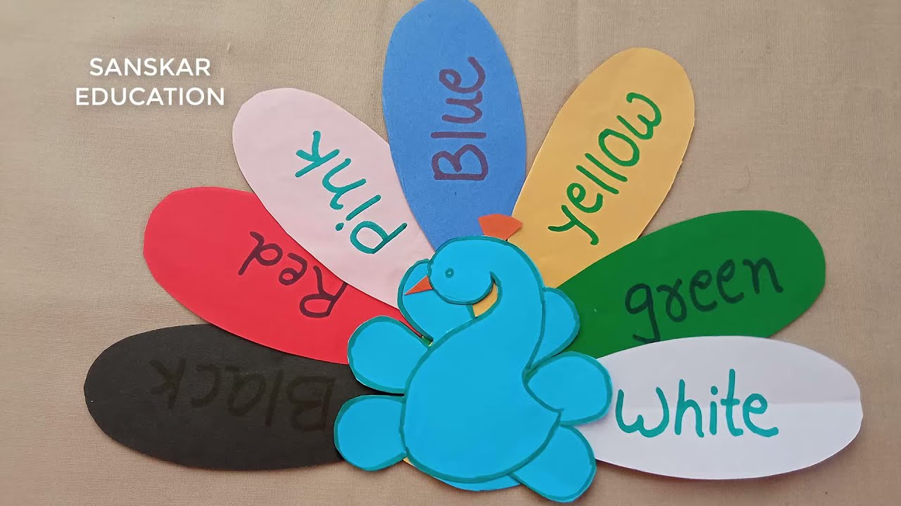 Colours tlm | TLM for primary school kids | english tlm |English TLM to ...