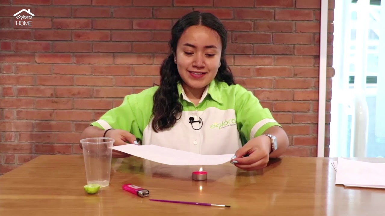 Tinta Invisible - experimentos de ciencia para realizar en casa - YouTube