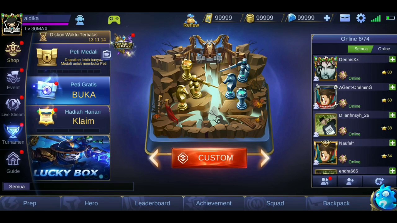 Update Mobile Legends Mod APK unlimited Diamond - YouTube