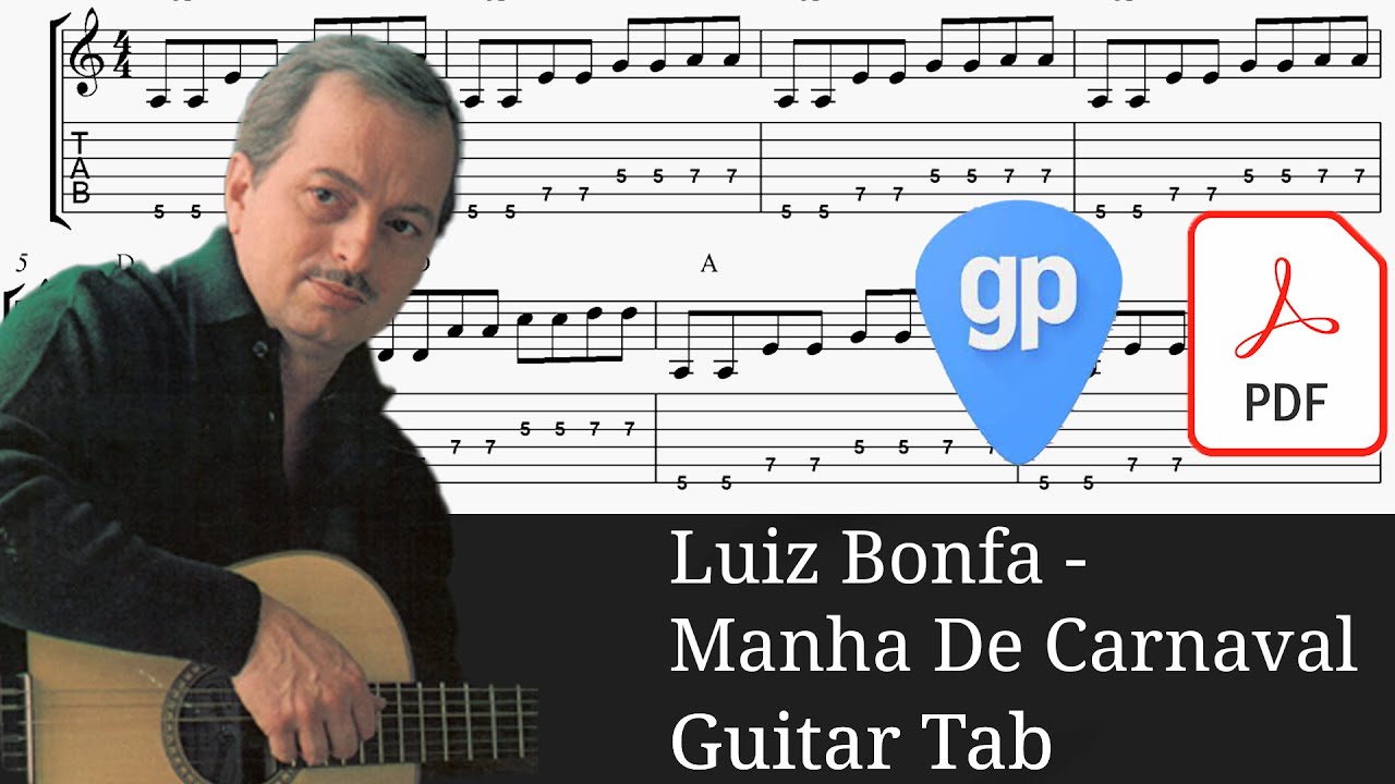 Luiz Bonfa - Manha De Carnaval Guitar Tabs [TABS] - YouTube