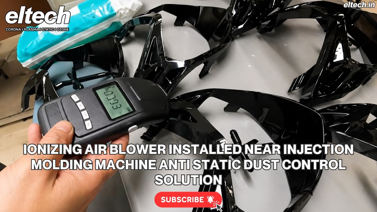 Ionizing Air Blower Installed Near Injection Molding Machine Anti ...